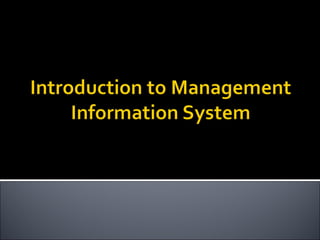 01 intro to mis | PPT