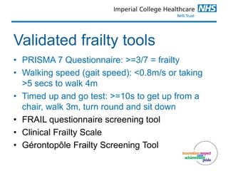 Introduction to Sarcopenia and frailty | PDF