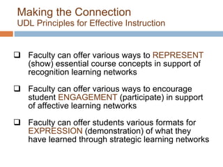 Introduction to Universal Design for Learning | PPT