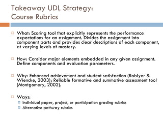 Introduction to Universal Design for Learning | PPT