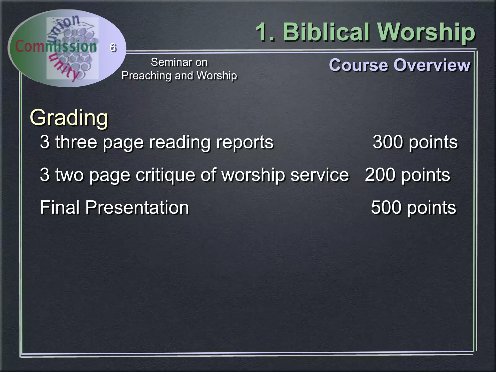 01Intro Worship.ppt