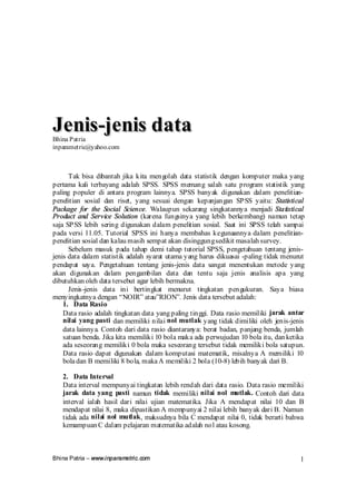 JENIS DATA | PDF