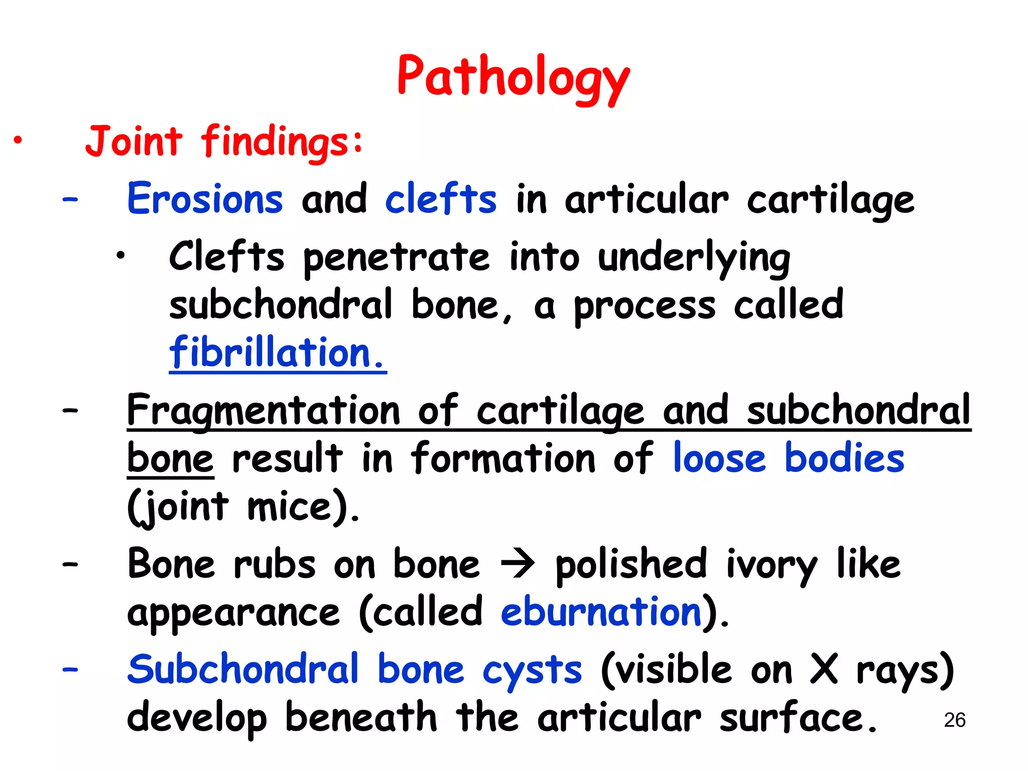 joint disorders part 1 | PPT