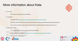 Kata Container - The Security of VM and The Speed of Container | Yuntong Jin | PPT