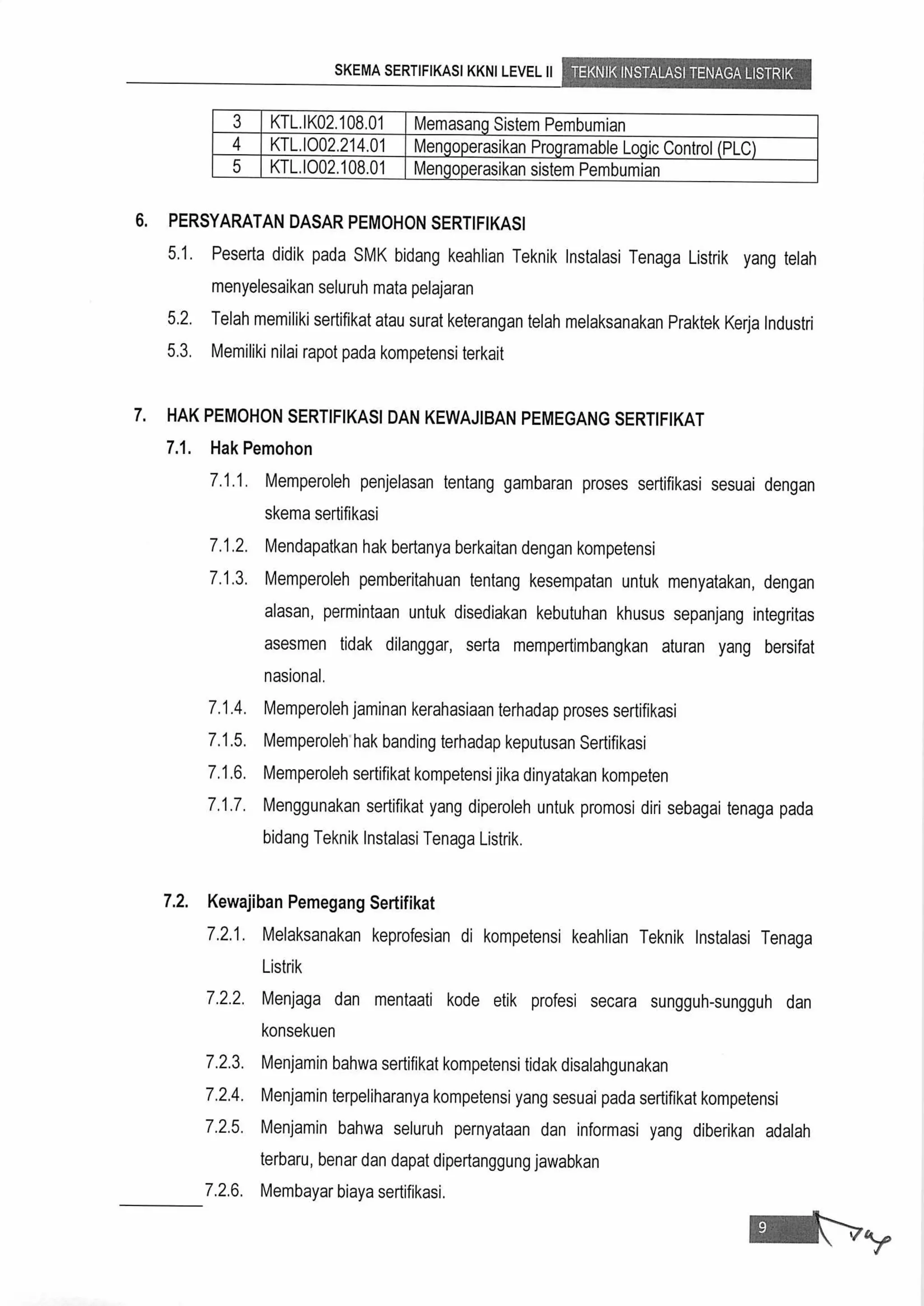 01 kkni ii teknik instalasi tenaga listrik | PDF
