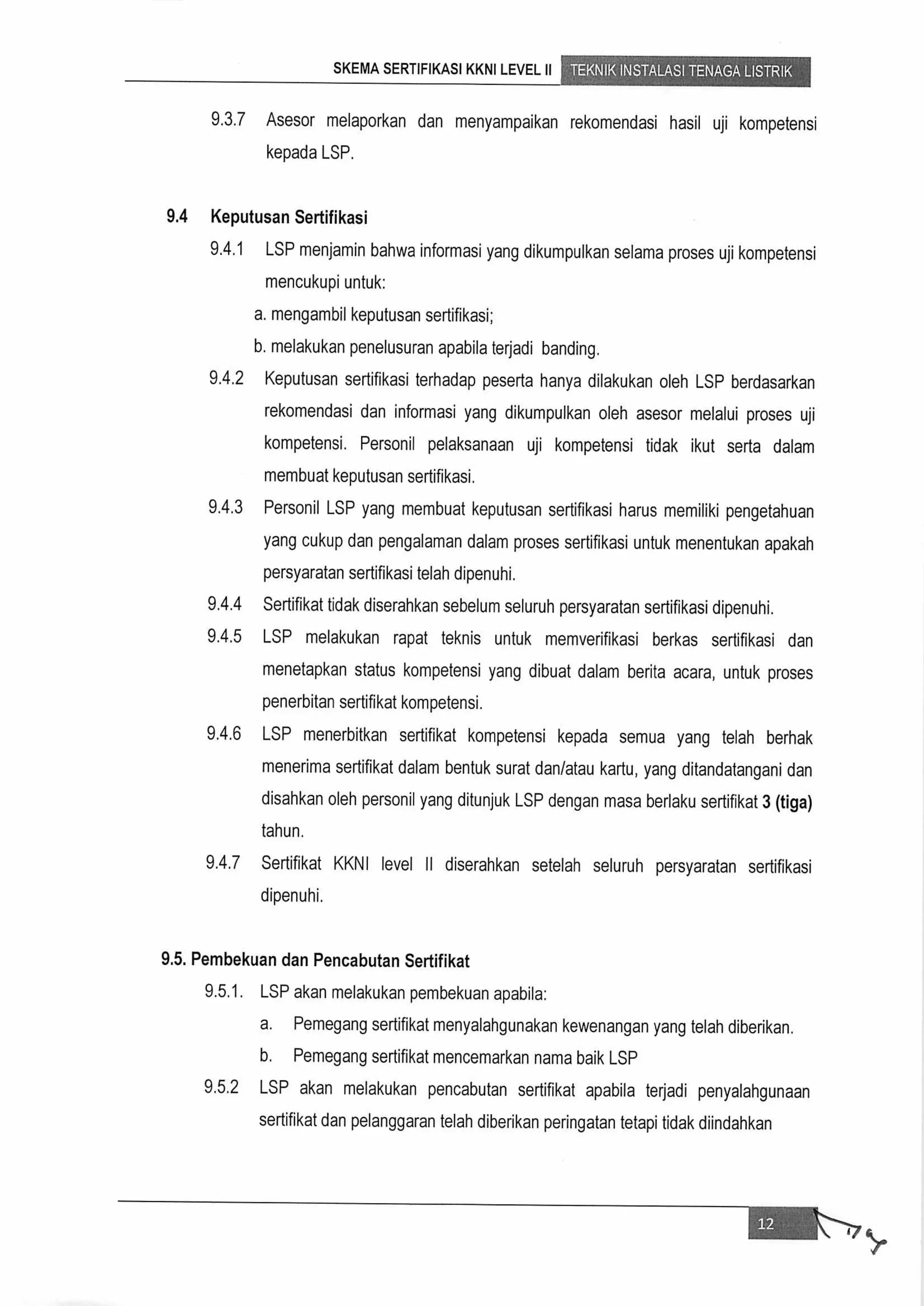 01 kkni ii teknik instalasi tenaga listrik | PDF
