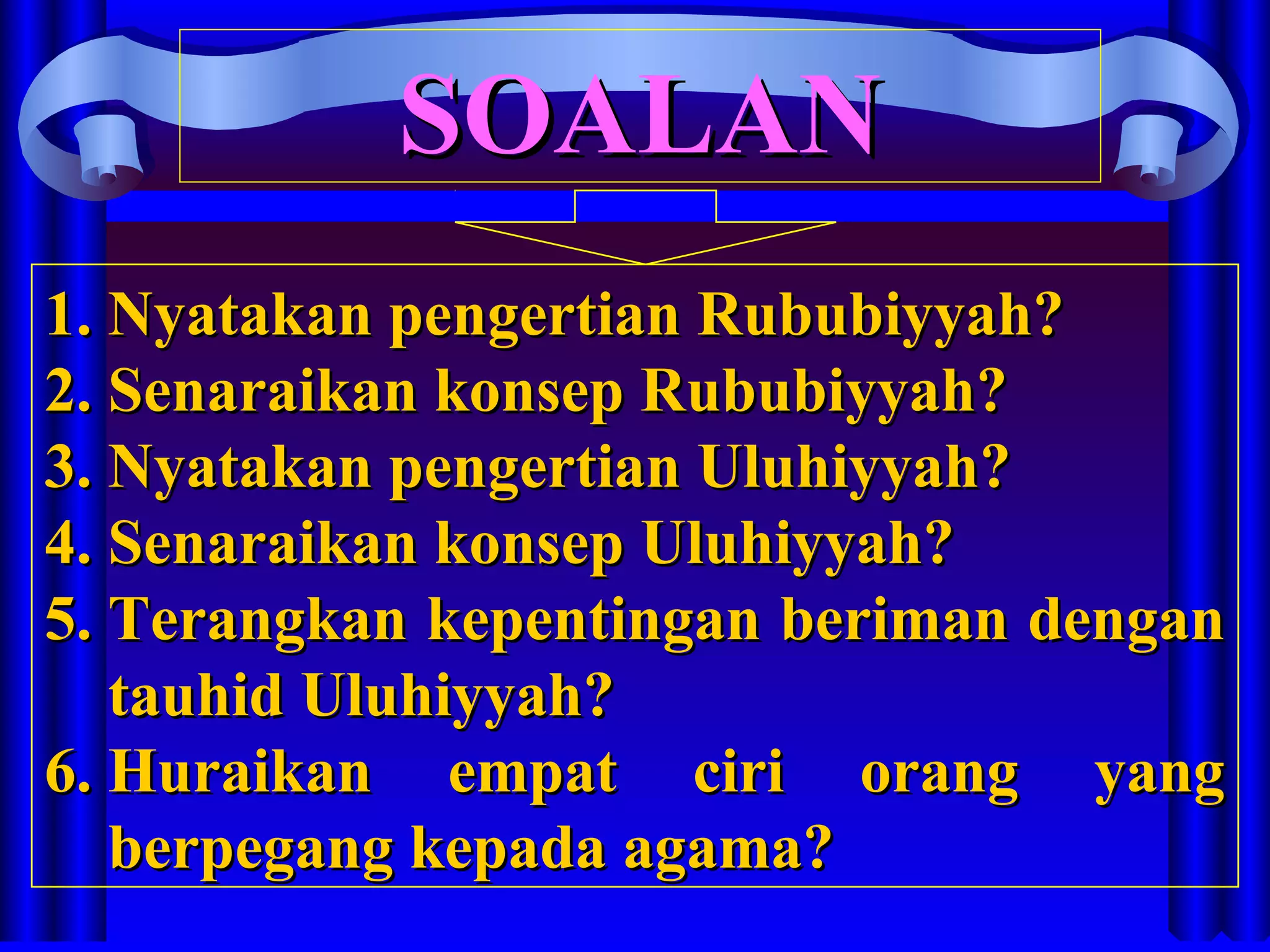 Konsep Ketuhanan | PPT