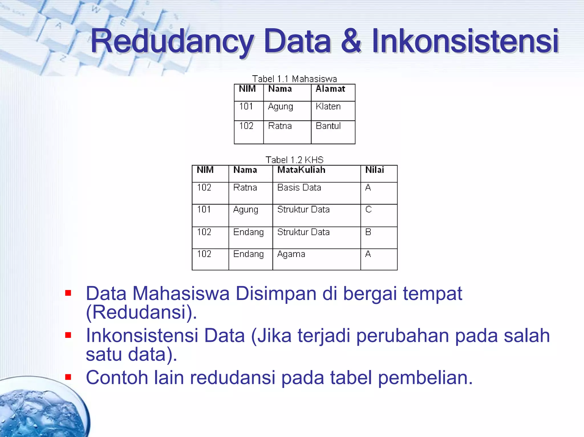 01 konsepsistembasisdata | PPT