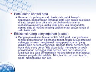 01 konsepsistembasisdata | PPT