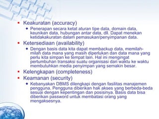 01 konsepsistembasisdata | PPT