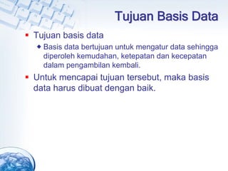 01 konsepsistembasisdata | PDF