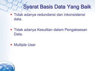 01 konsepsistembasisdata | PDF