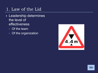 01 law of the lid | PPT