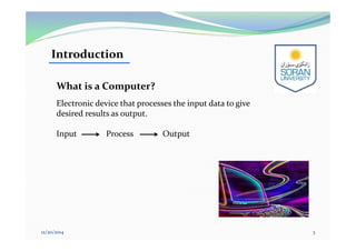 Computing for Engineering - Lecture 01 | PPT