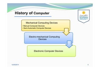 Computing for Engineering - Lecture 01 | PPT