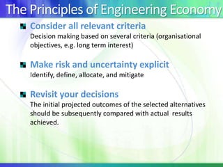 introduction to engineering economy | PPTX