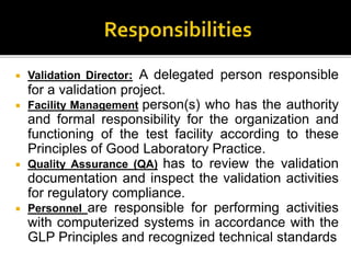Computerized System Validation : Understanding basics | PPTX