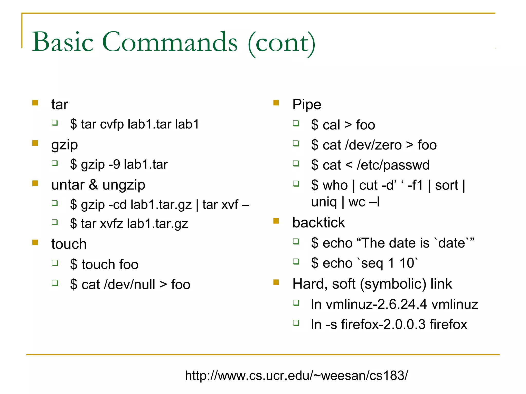 01 linux basics | PPT