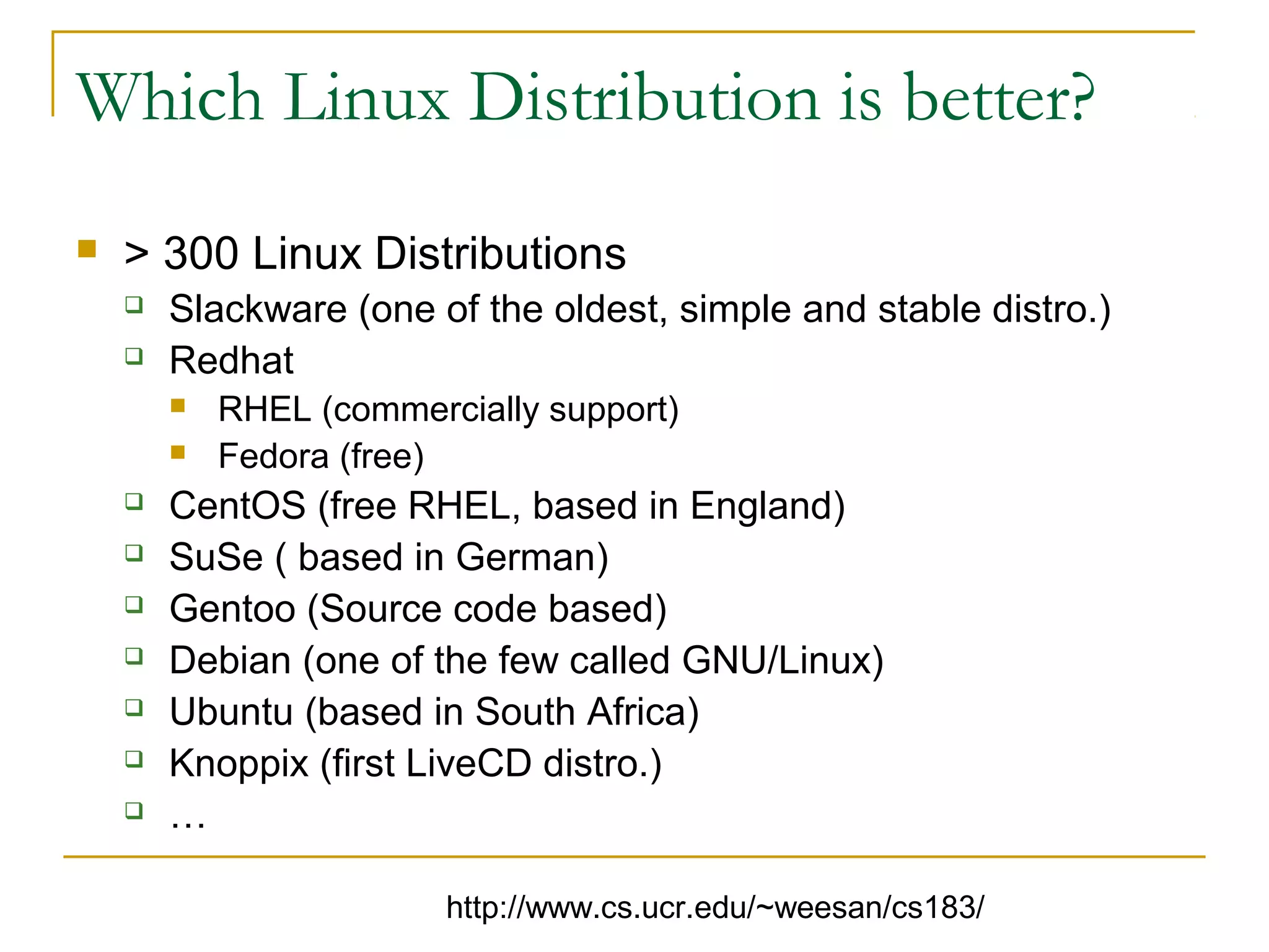 01 linux basics | PPT