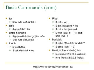 01 linux basics | PPT