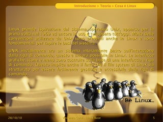01 linux corso teoria | PDF | Operating Systems | Computer Software and ...