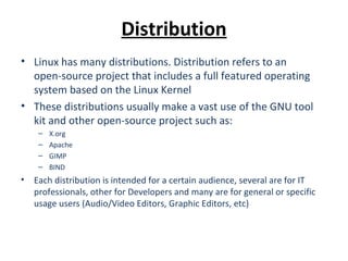 01 linux history overview | PPT