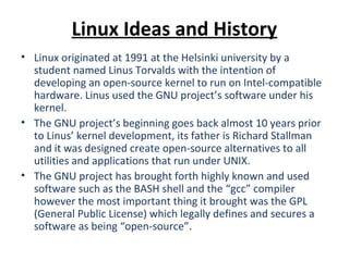 01 linux history overview | PPT