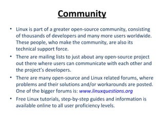 01 linux history overview | PPT
