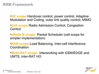 01 lte radio_parameters_lte_overview_rl1 | PPT