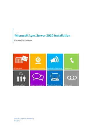 Microsoft Lync Server 2010 Installation | PDF