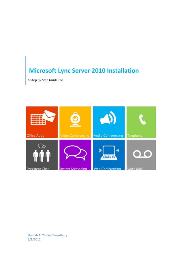 Microsoft Lync Server 2010 Installation | PDF