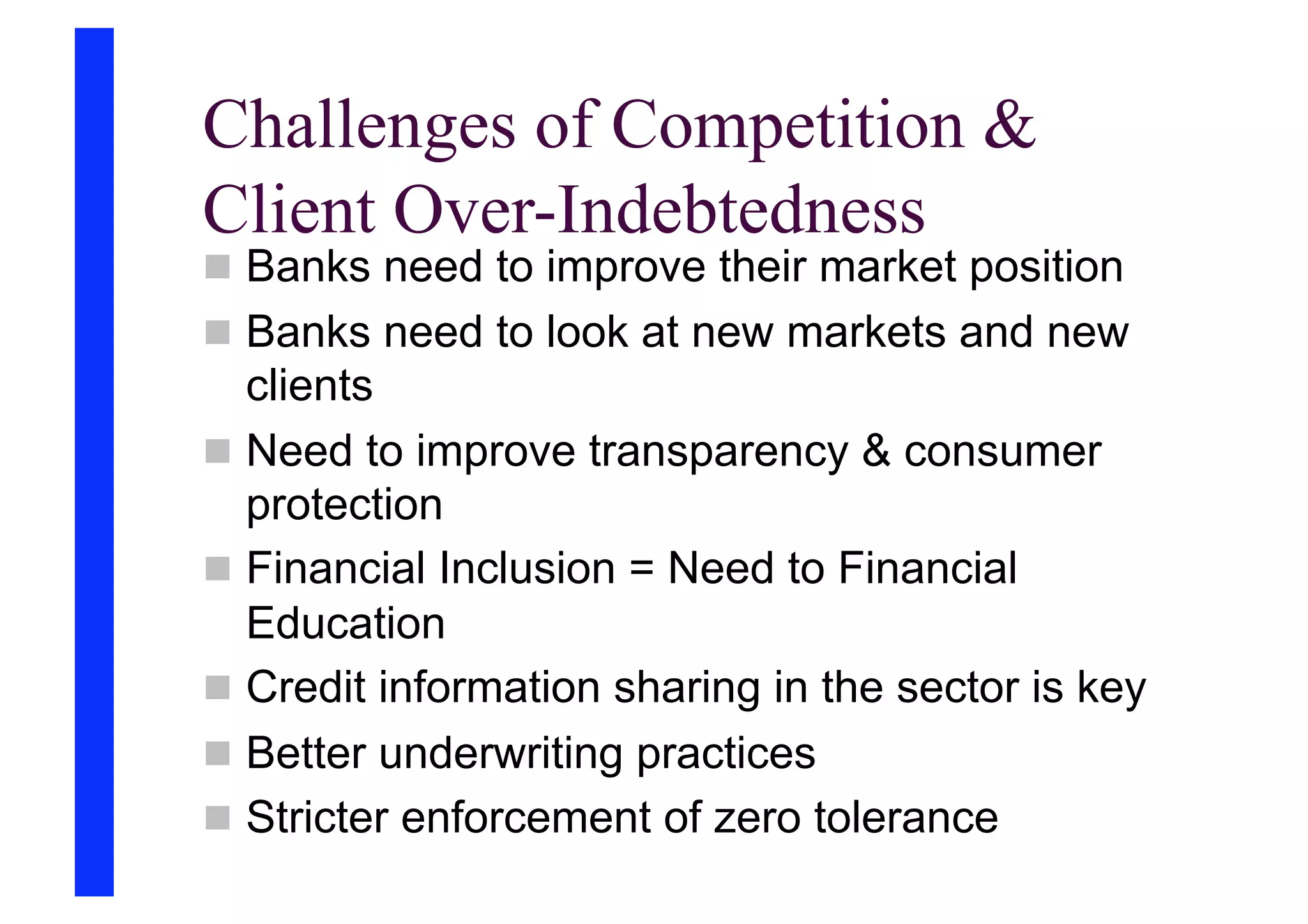 Trends and Challenges in Microfinance | PDF