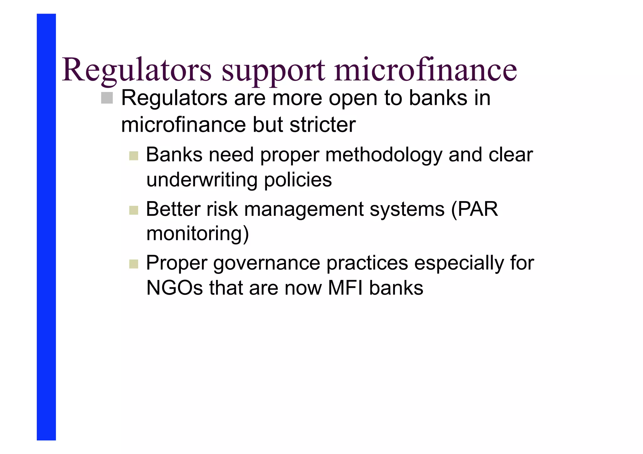 Trends and Challenges in Microfinance | PDF