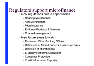 Trends and Challenges in Microfinance | PPT
