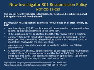 How to Anticipate and Plan for an R Grant Application. (2022) | PPT