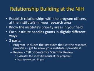 How to Anticipate and Plan for an R Grant Application. (2022) | PPT