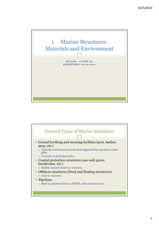 01 marine structures | PDF | Geology | Science