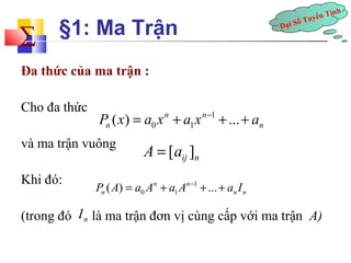 01 ma tran | PPT