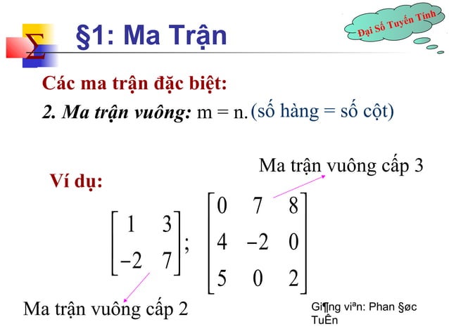 01 matran | PPT | Free Download