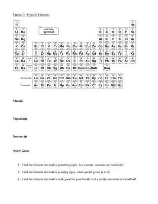 Περιοδικός πίνακας - κυνήγι θυσαυρού | PDF