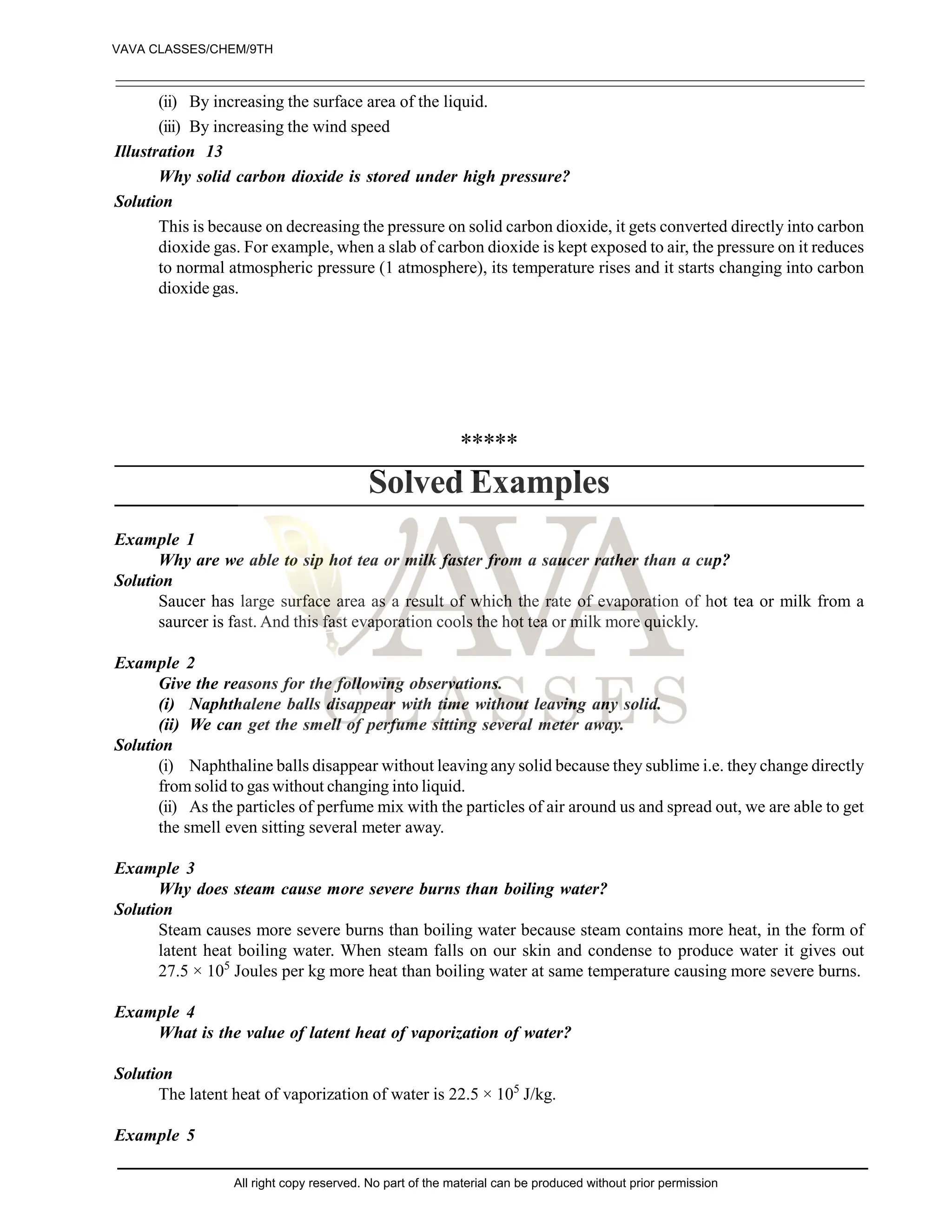 Matter in Our Surrounding Class 9 Science notes pdf | PDF