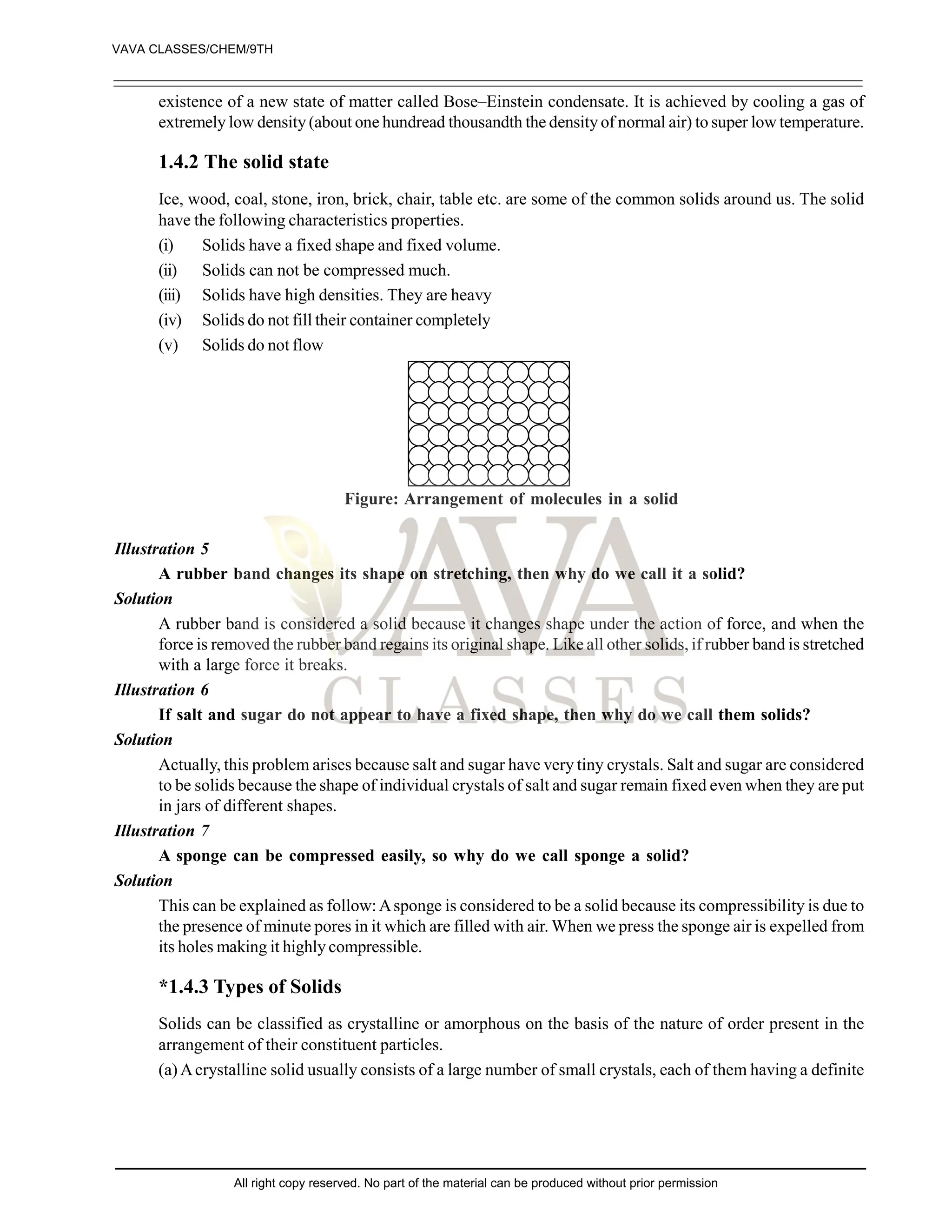 Matter in Our Surrounding Class 9 Science notes pdf | PDF
