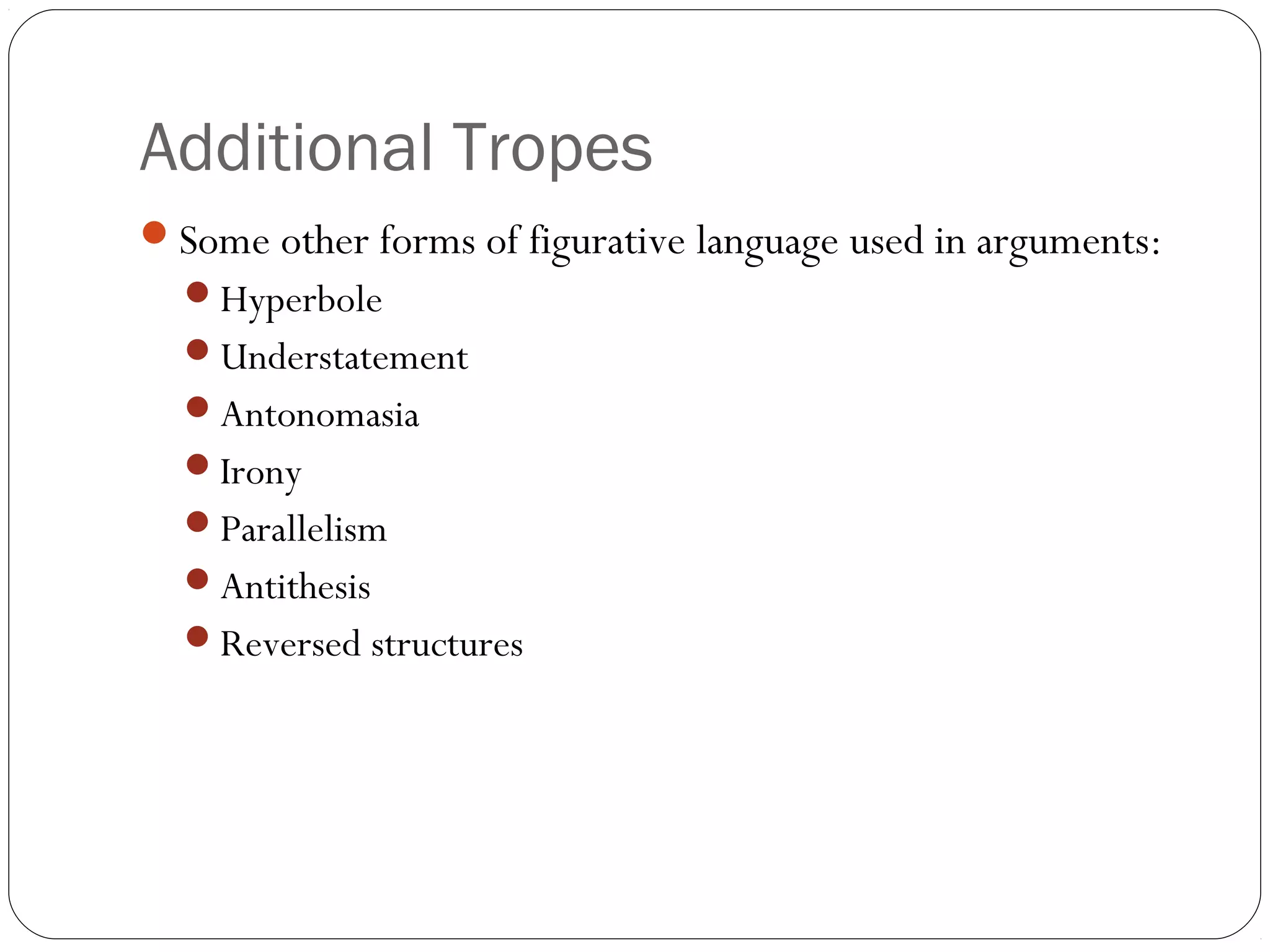 English 104: Additional Tropes | PPT | Humor and Satire | Pop Culture