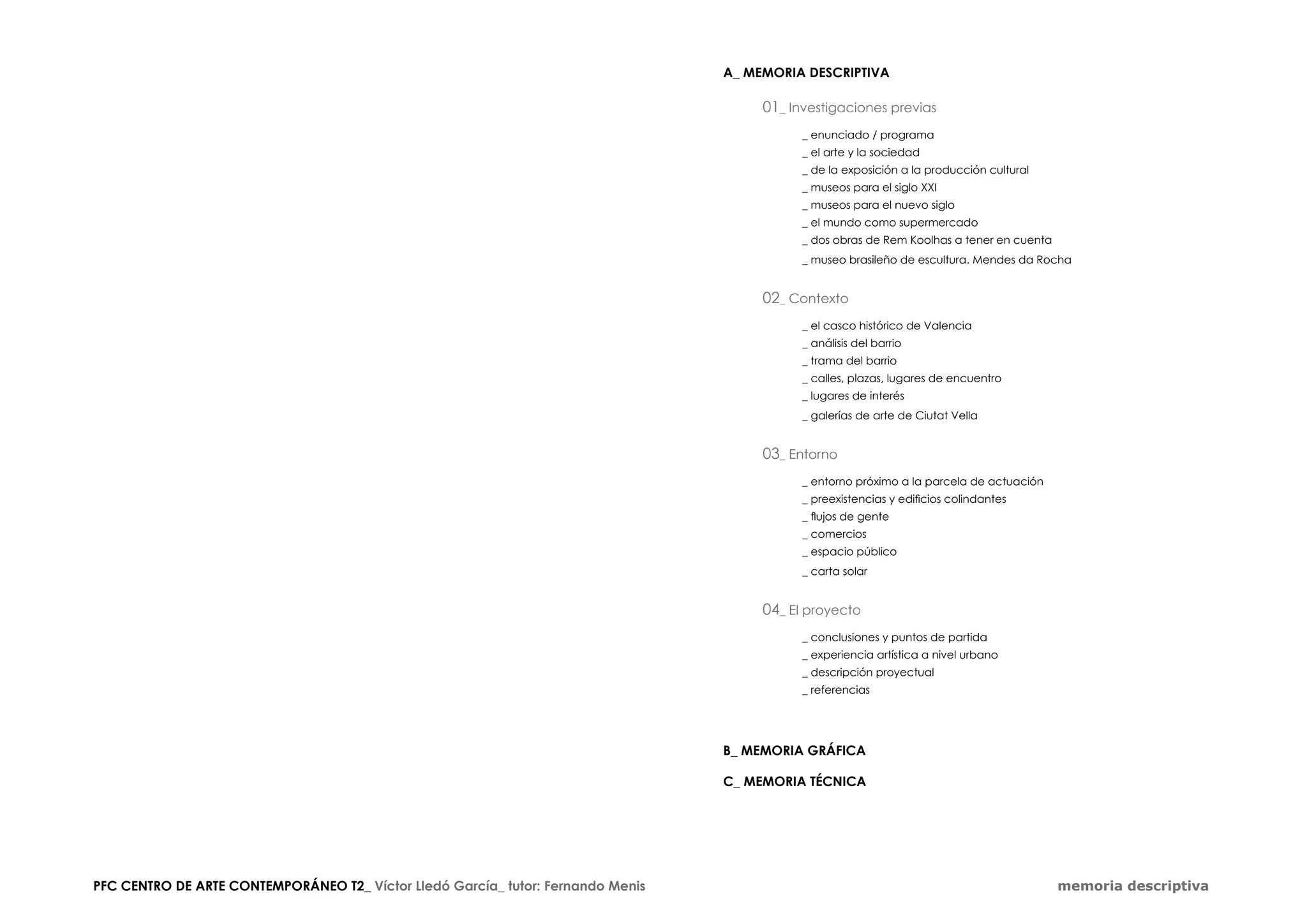 01 memoria descriptiva | PDF