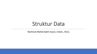01 Mengenal Struktur Data | PDF