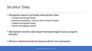 01 Mengenal Struktur Data | PDF