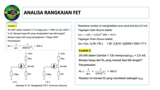 01 merancang fet mosfet | PPTX