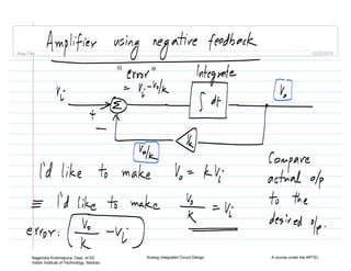 Analog circuit design by Nagendra Krishnapur a | PDF