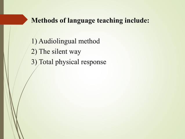 01 methods of-language-teaching | PPT