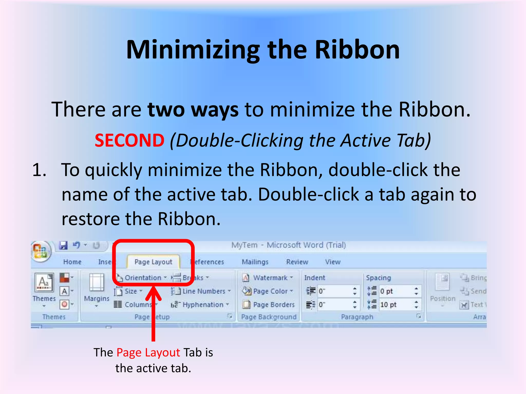 01 microsoft office word 2007 (introduction and parts) | PPTX